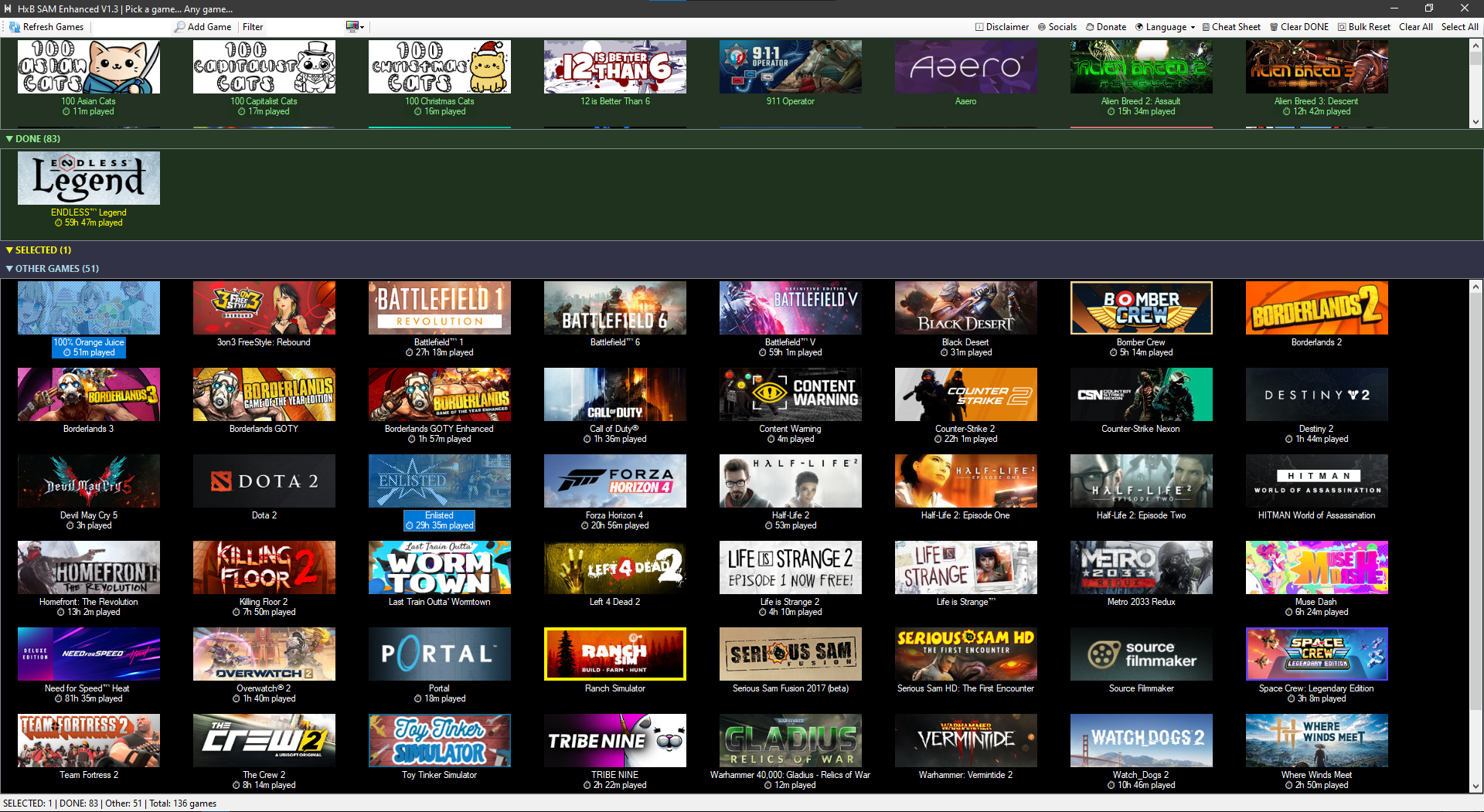 SAM Enhanced by Hegxib - Steam Achievements Manager | Unlock Steam ...
